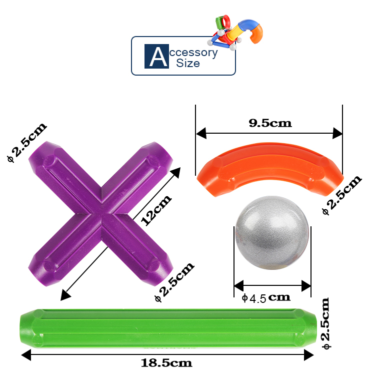 DIY Educational Toys 101pcs Hot Selling Magnetic Connection Toys for ...